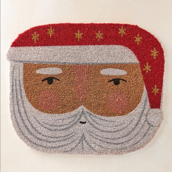 Anthropologie | Accents | Anthro Santa Claus Doormat | Poshmark